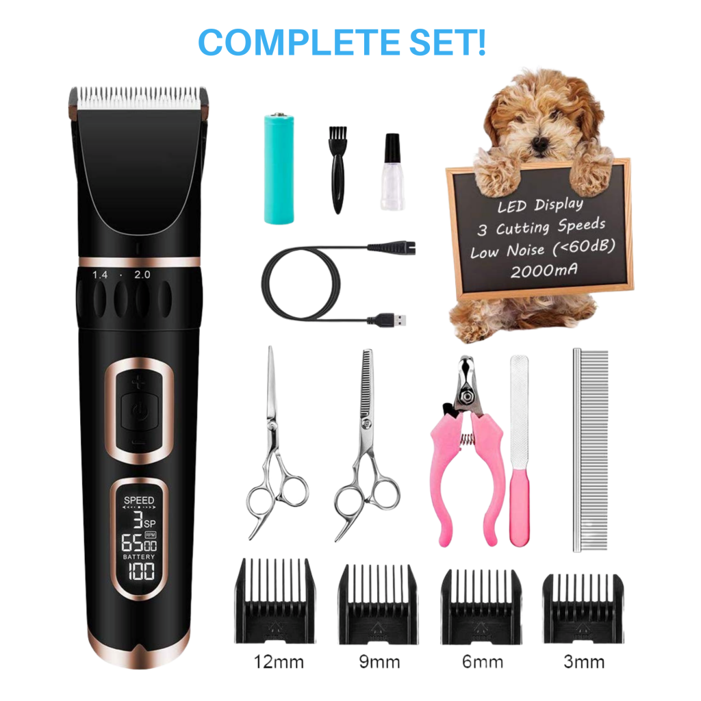 Professionele Tondeuse (14-delige Set) - Zelf trimmen met deze mooie set.